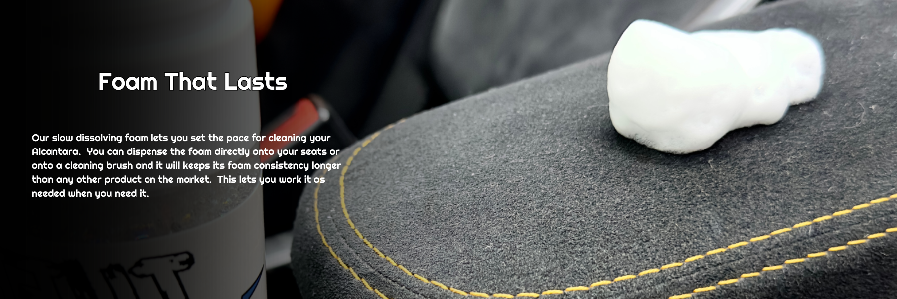 Alcantara Upholstery Cleaner - Interior Cleaner for Ultimate Foam ...
