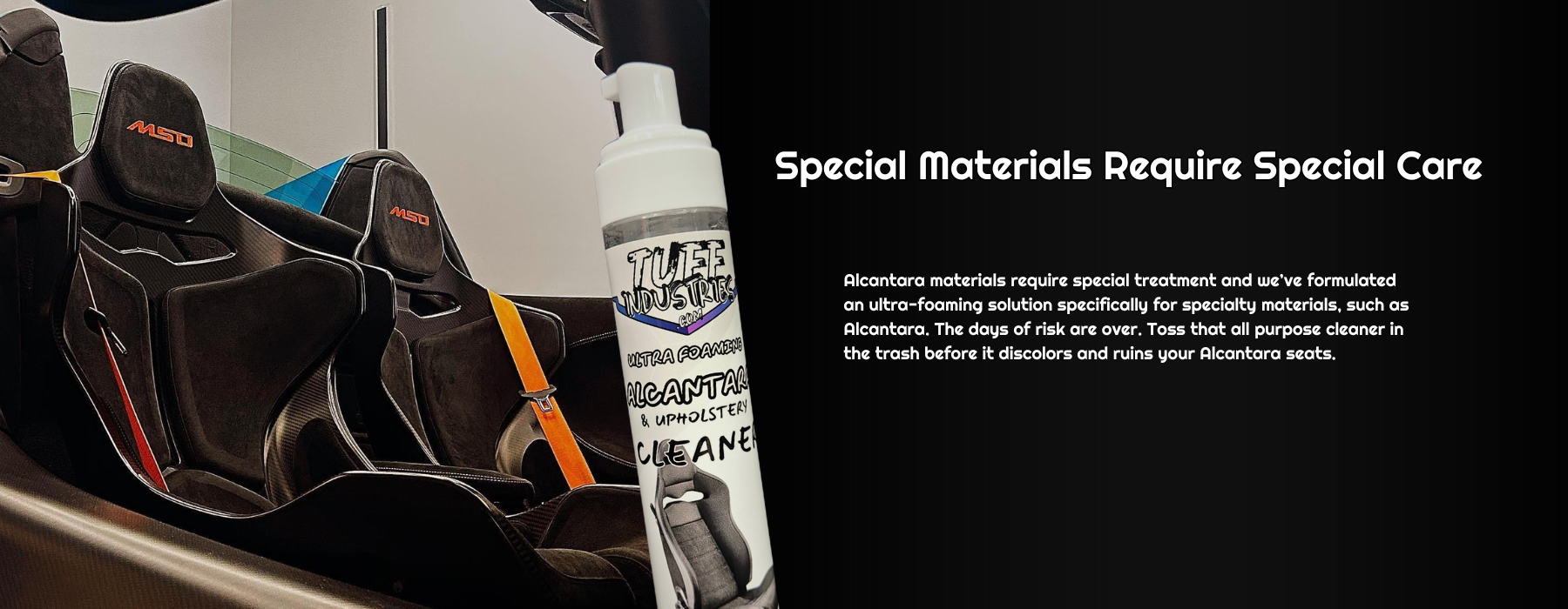 Alcantara Upholstery Cleaner - Interior Cleaner for Ultimate Foam ...