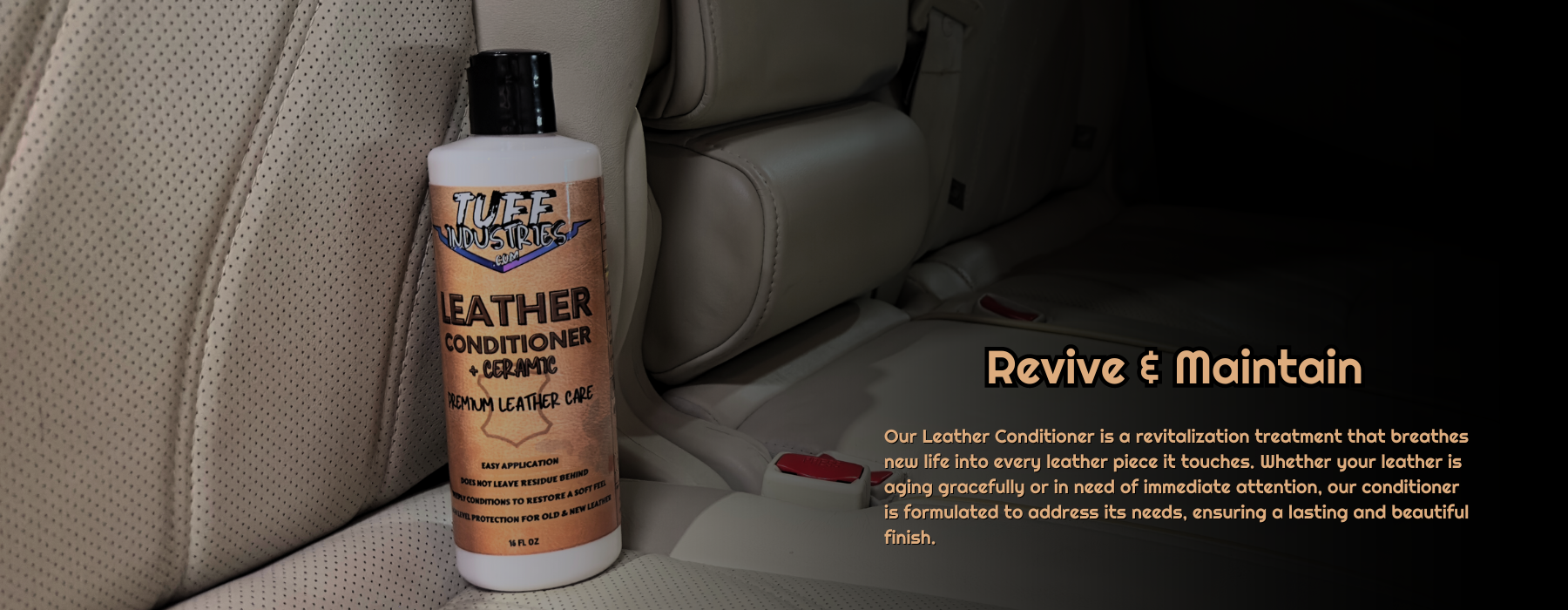 Leather Conditioner - Tuff Industries