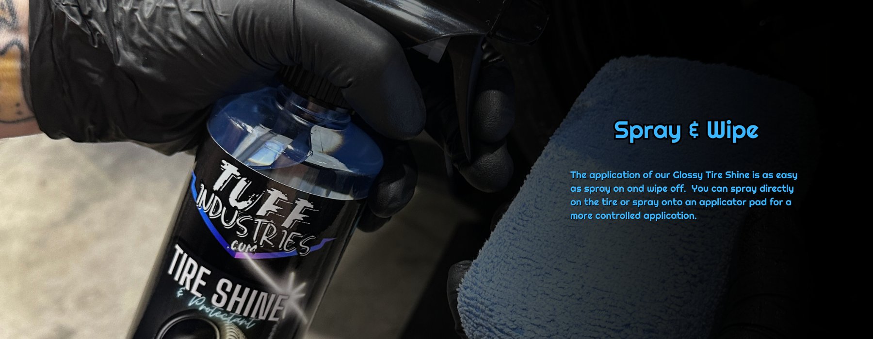 Tire Shine Protectant: High Gloss - Tuff Industries