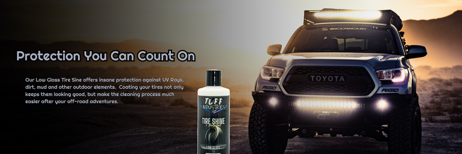 tire shine protectant-Tire Shine & Protectant - Low Gloss-Tuff Industries