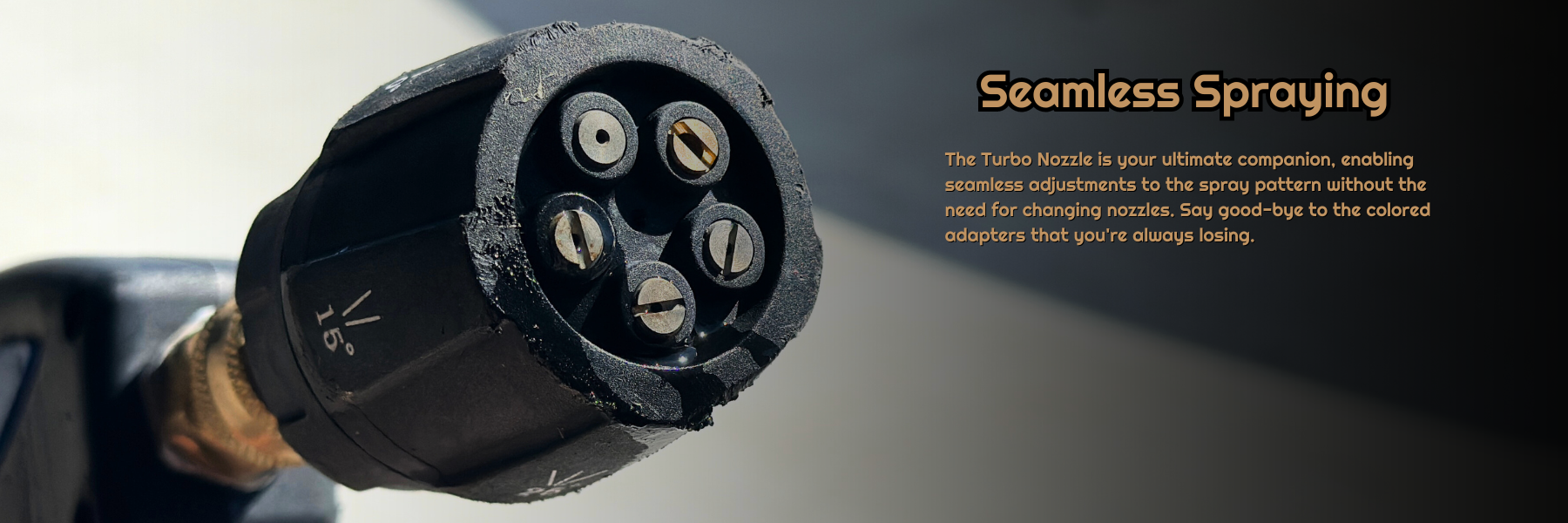 Turbo Nozzle - 5-in-1 High Pressure Power Washer Nozzle – Tuff Industries