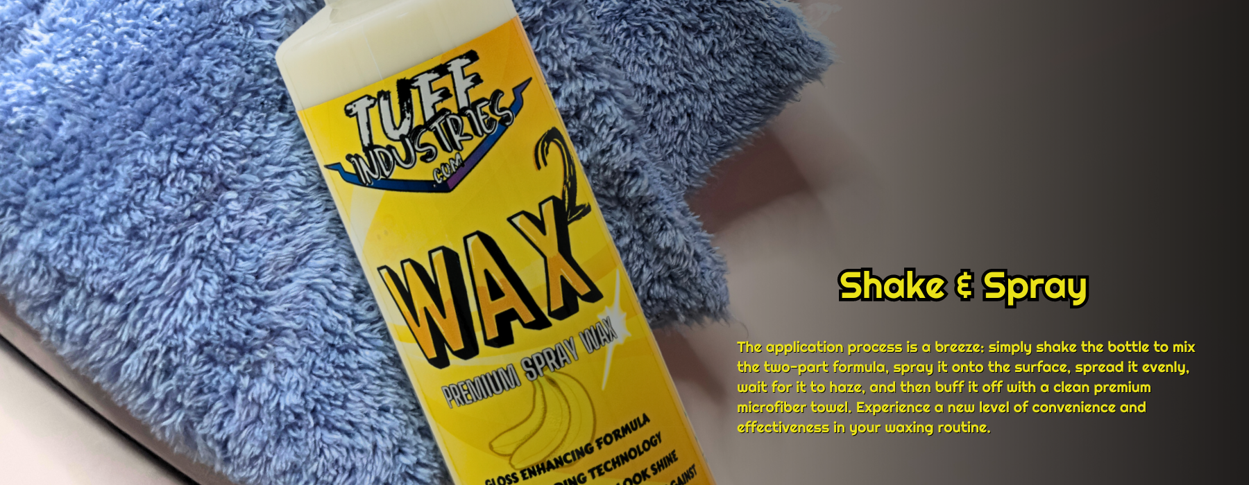 Wax Premium Spray Wax - High-Quality Spray Wax | Tuff Industries