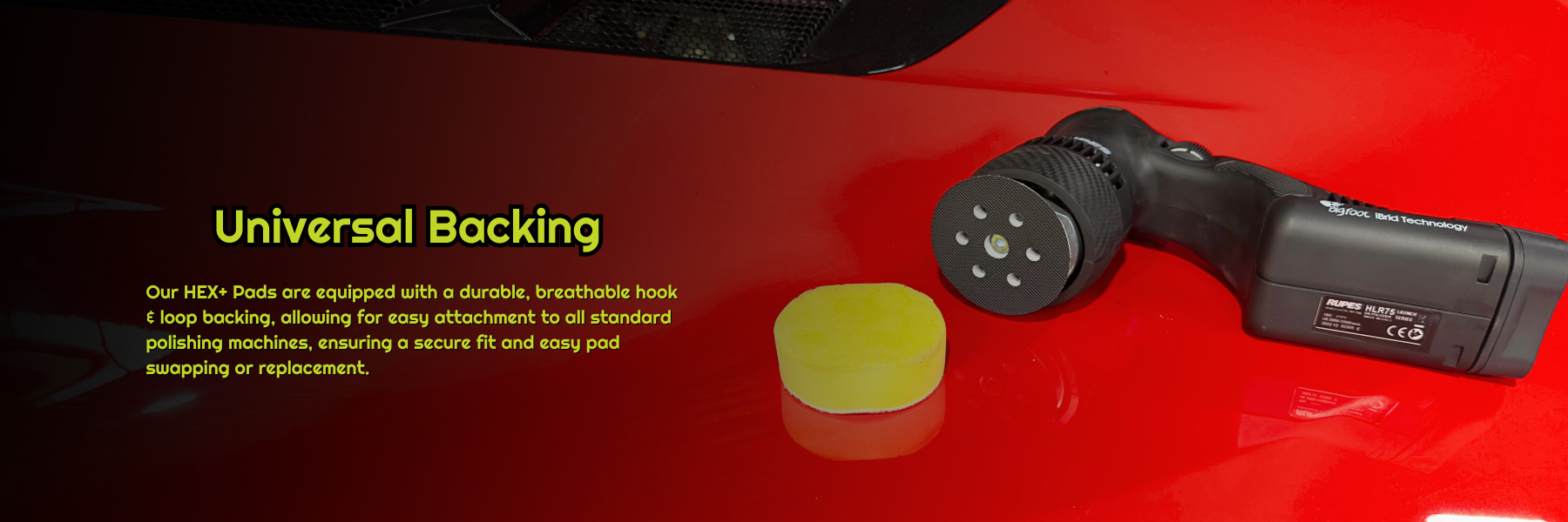 Extreme Heavy Cutting Pad | Tuff Industries - Hex Pad Step 0